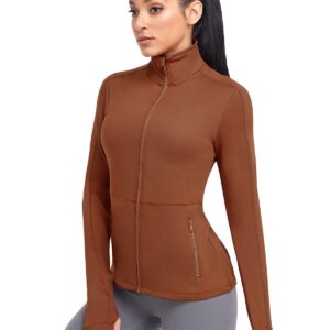 VUTRU Women's Workout Yoga Jacket Full Zip Running Track Jacket