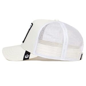 Goorin Bros. The Farm Unisex Original Adjustable Snapback Trucker Hat, White (White Tiger), One Size