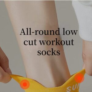 ADILAIDUN 5/10 Pairs Women Ankle Socks Athletic Running Hiking Low Cut Ankle Socks for Women No Show Size 5-11 (White-5 Pairs)