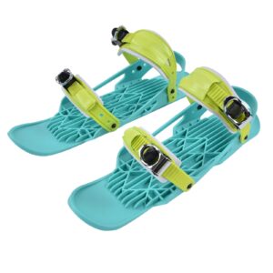 Snow Shoes,Freeride Snowboards Snowshoe Bindings Quick Release Binding Snow Shoes 1 Pair Mini Ski Skates Portable Adjustable Snowboard Shoe