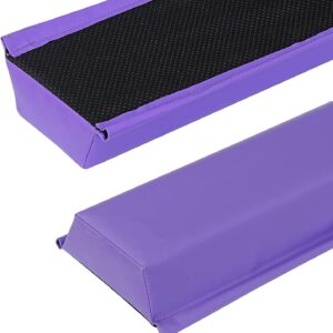 Oteymart 9FT Folding Balance Beam Extra Firm Foam Floor Gymnastic Beam Anti-Slip Base Equipment for Home Training, Kids, Adults