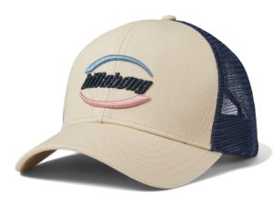 billabong men's walled adjustable mesh back trucker hat, sand