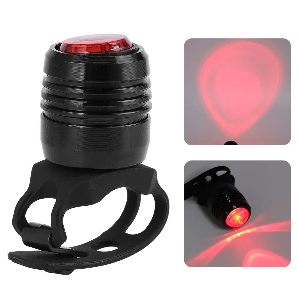 Mountain Bike LED Warning Rear Light USB Charging Taillight Cycling Accessory