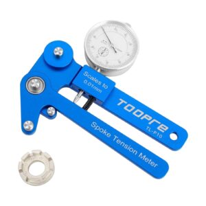 vaveren bikes tension meter spokes calibration tool durable road bike indicator meter mountain bike rim adjustment tensiometer bike aluminum alloy, mechanical meter