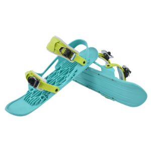 Ski Skates for Men Women Kids, Adjustable Short Mini Ski Skates, Winter Outdoor Skiing Mini Sled Snowboard Sled Shoes, Skiskates Mini Snowboard Snowskates