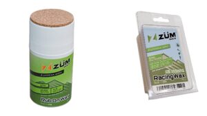 zumwax ski/snowboard/nordic/cross-country racing wax bundle - universal natural iron on & rub on waxes