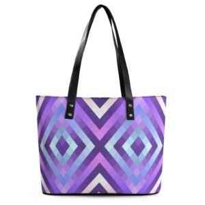 womens handbag aztec pattern leather tote bag top handle satchel bags for lady