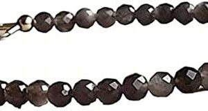 YONKU Obsidian bracelet, gift for her, protection bracelet, obsidian je YO-BRACE-7223