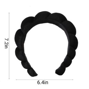 GASIFU Velvet Spa Headband for Women, Makeup Headband, Headband for Washing Face, Skincare Headband