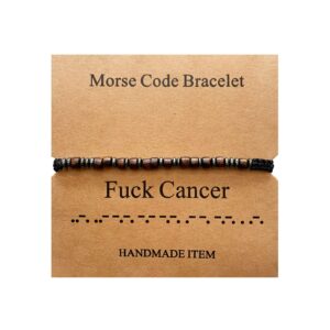 honaer morse code bracelets inspirational jewelry gifts for women men friend