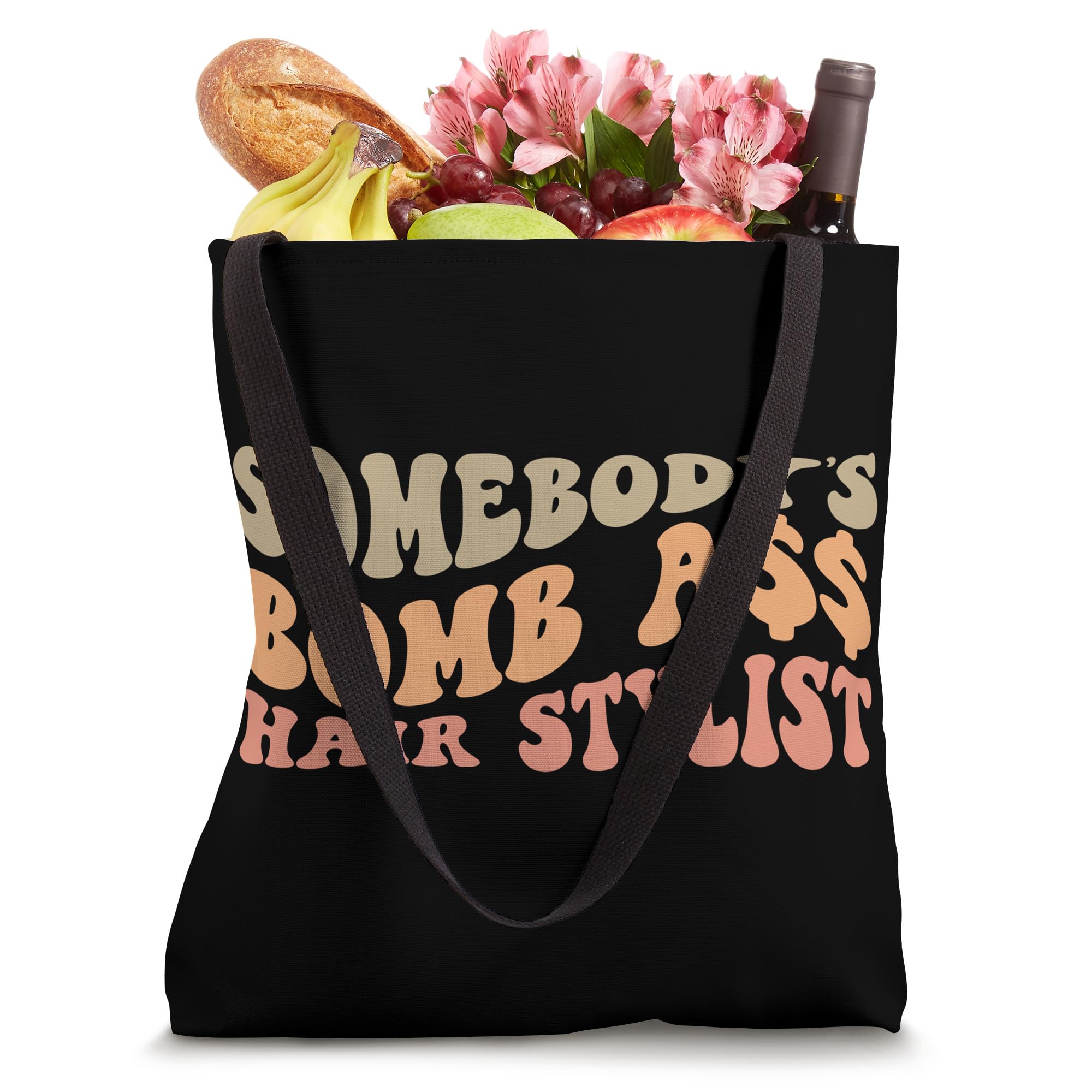 Somebody's Bomb Ass Hair Stylist Tote Bag