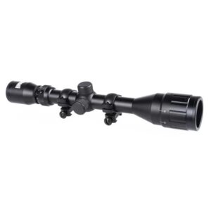 sharpshooter 4-12x40 adjustable objective scope & ring combo