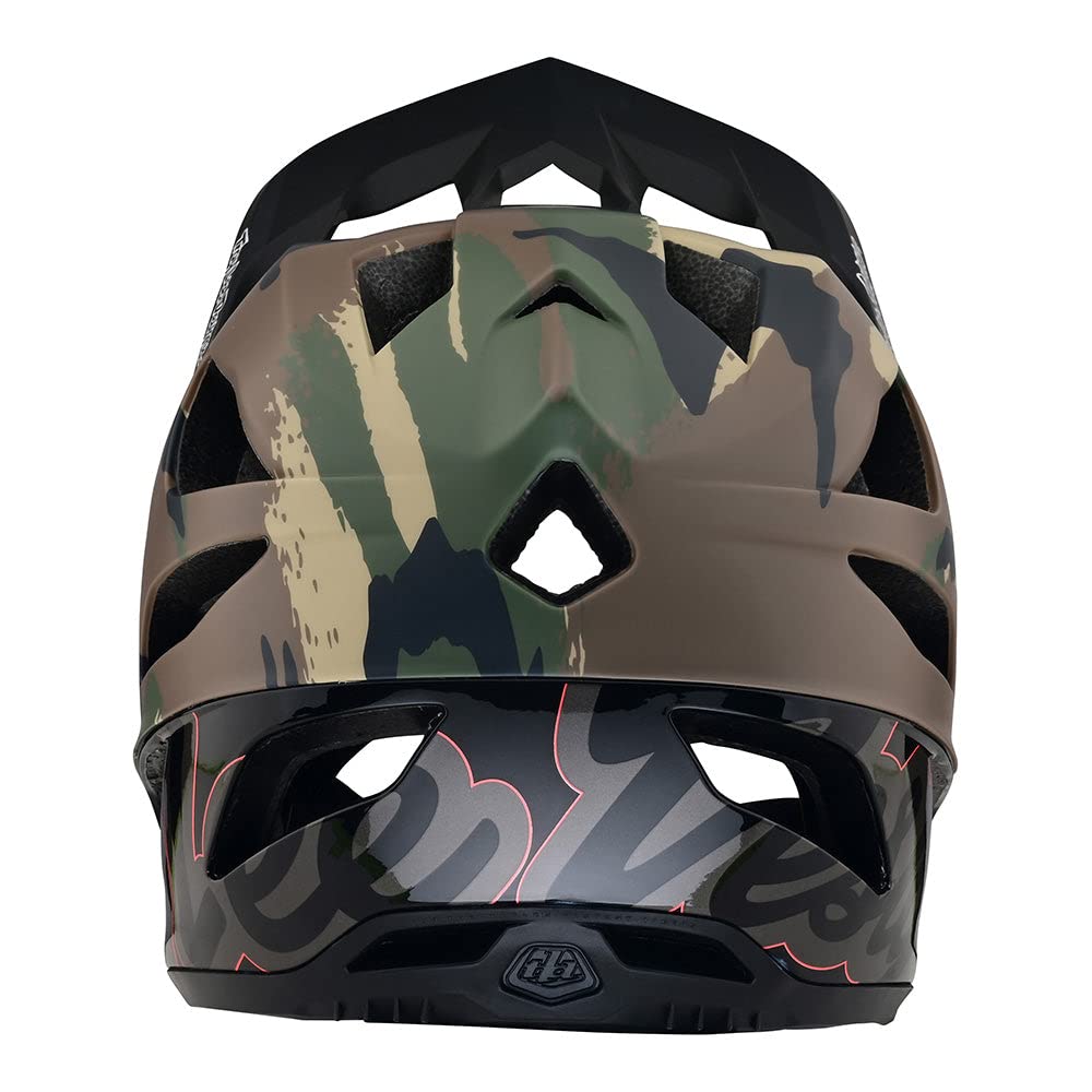 Troy Lee Designs Stage Signature Camo Full Face Bicycle Helmet for Max Ventilation Lightweight MIPS EPP EPS Racing Downhill DH BMX MTB - Adult Men Women (Army Green, XS/SM)