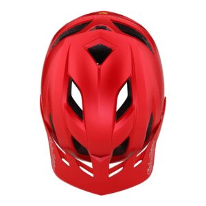 Troy Lee Designs Flowline Adult Bicycle Helmet MIPS EPP Lightweight Vented Adjustable Detachable Visor All Mountain Enduro, Gravel, Trail, BMX, Off-Road MTB (Apple, XS/SM)