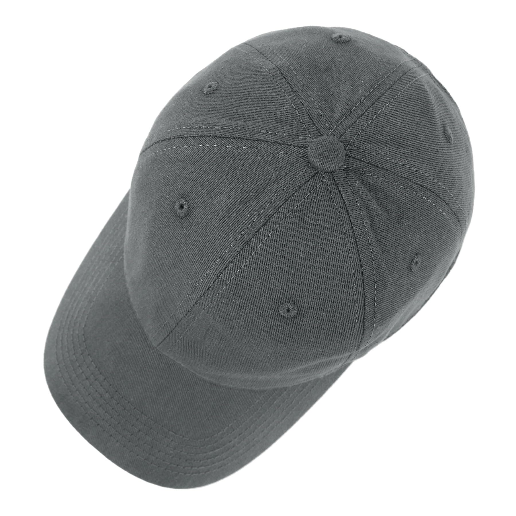 Zando Unisex Cute Baseball Hat Adjustable Womens Baseball Caps Trendy Baseball Cap Women Men Golf Dad Hats for Men Ball Cap Cotton Running Golf Hat Fashionable Baseball Cap Grey Hat