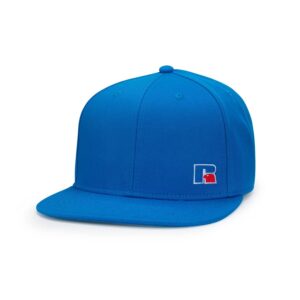 russell athletic mens adjustable baseball caps-dad hats, snapback blue