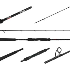 Jigging World Onyx Inshore Spinning Rod (JW-OX701S-H 7' Heavy 20-40lb 2-6oz)