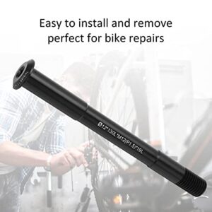 Yuecoom Mountain Bike Thru Axle, Replacement Aluminum Alloy Cylinder Shaft Rod for Bicycle Repair