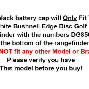 for Bushnell Edge Disc Golf Rangefinder Black Battery Cap - Look at Second Image! - Verify Your Model 1st - Cover Screw Replacement