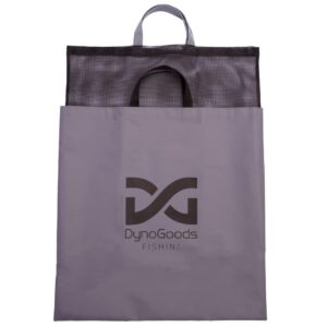 dynogoods fishing tournament weigh-in bag with mesh insert (gray)