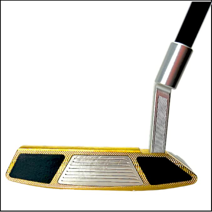 Sacks Parente Series 66 mg Cavity Back Flange Blade Right-Handed Pistol Grip 34 in Golf Putter