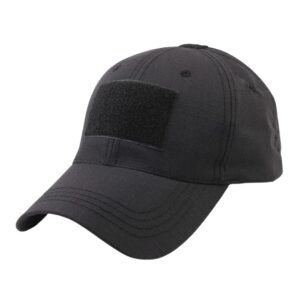 3 Patch Casual Baseball Cap (Black)