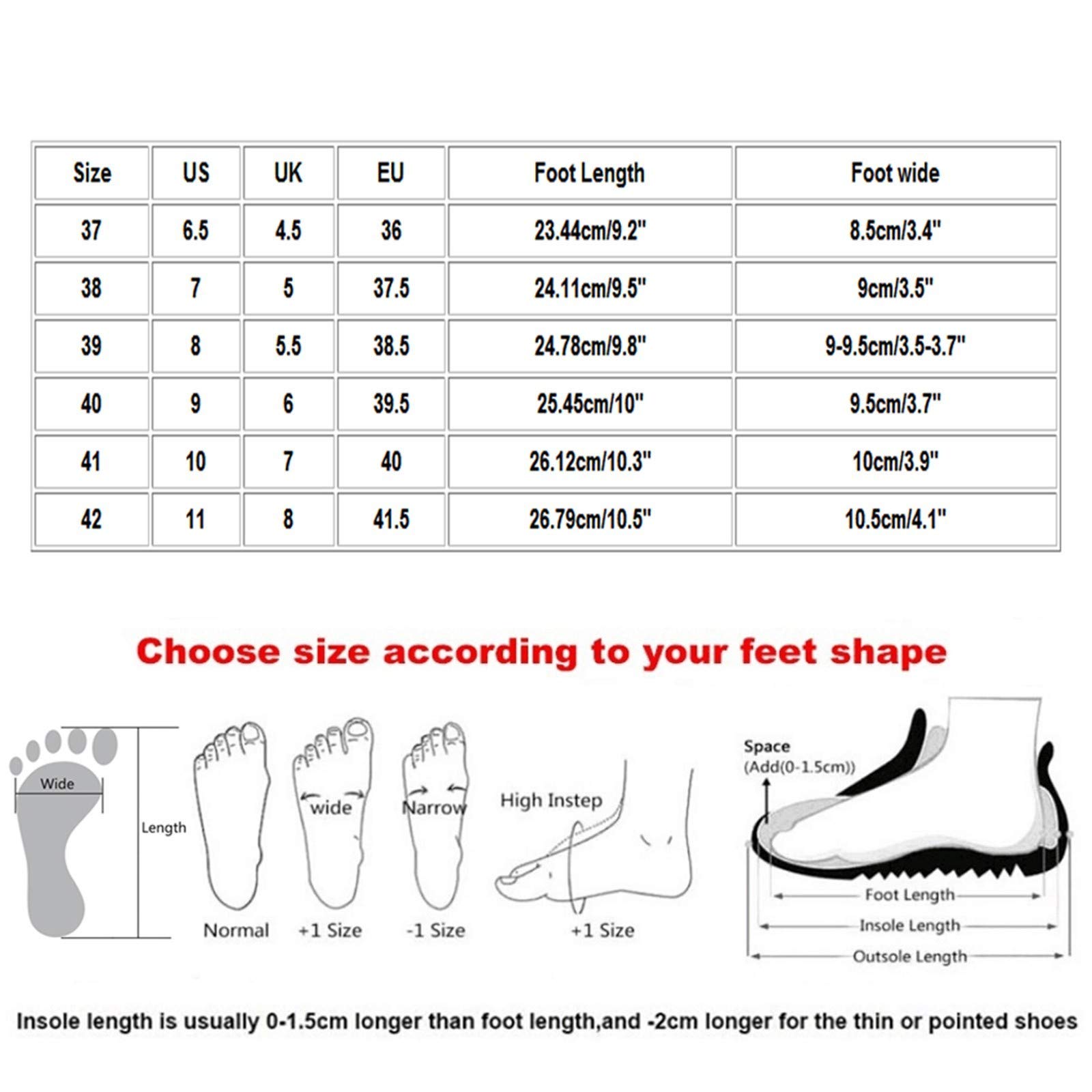 ZHOUXINGB Clear Heels for Women Hiking Shoes Women Lightweight Formal Sandals No Back Sneakers Closed Toe Shoes Gladiator Flats Gym Clear Heels for Women