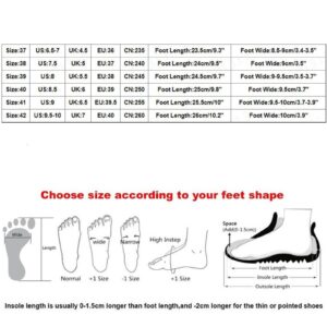 ZHOUXINGB Clear Heels for Women Comfortable Sandals for Women Comfortable Sandals Running Sneakers Closed Toe Shoes Low Heel Booties Business Hiking Shoes for Women