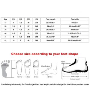 ZHOUXINGB Sneakers for Women, Womens Shoes Wedges Rain Sandals Latin Water Sandals Brown Shoes Vintage Flip Flops Business Low Heels for Women