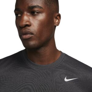 Nike Men's DriFit Training Top, Dark Gray Gray, Large