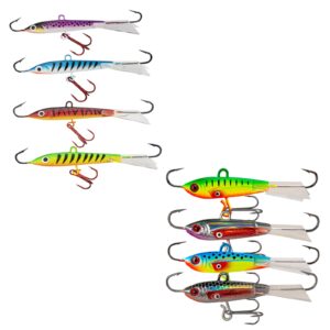 thkfish ice fishing jigs vertical jigs kit ice fishing tackle b-18g+d-21g