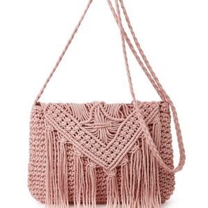 Crossbody Bag Purse Women Cute Hobo Bag Satchel Bag Summer Beach Bag Knit Bag Shoulder Bag Tassels Crochet Tote Handbags