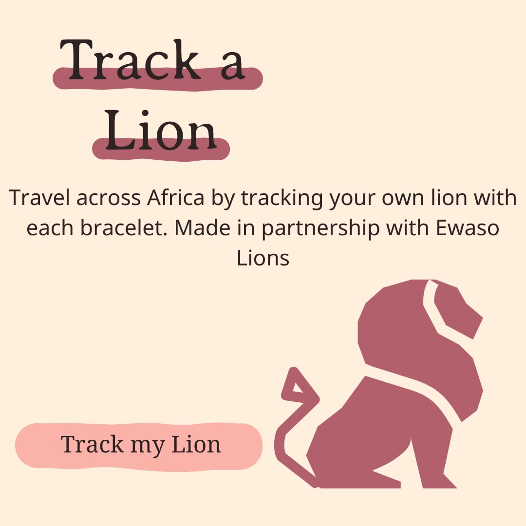 Fahlo Lion Tracking Bracelet, Elastic, supports EWASO Lions, one size fits most for Men and Women (Sky Stone)