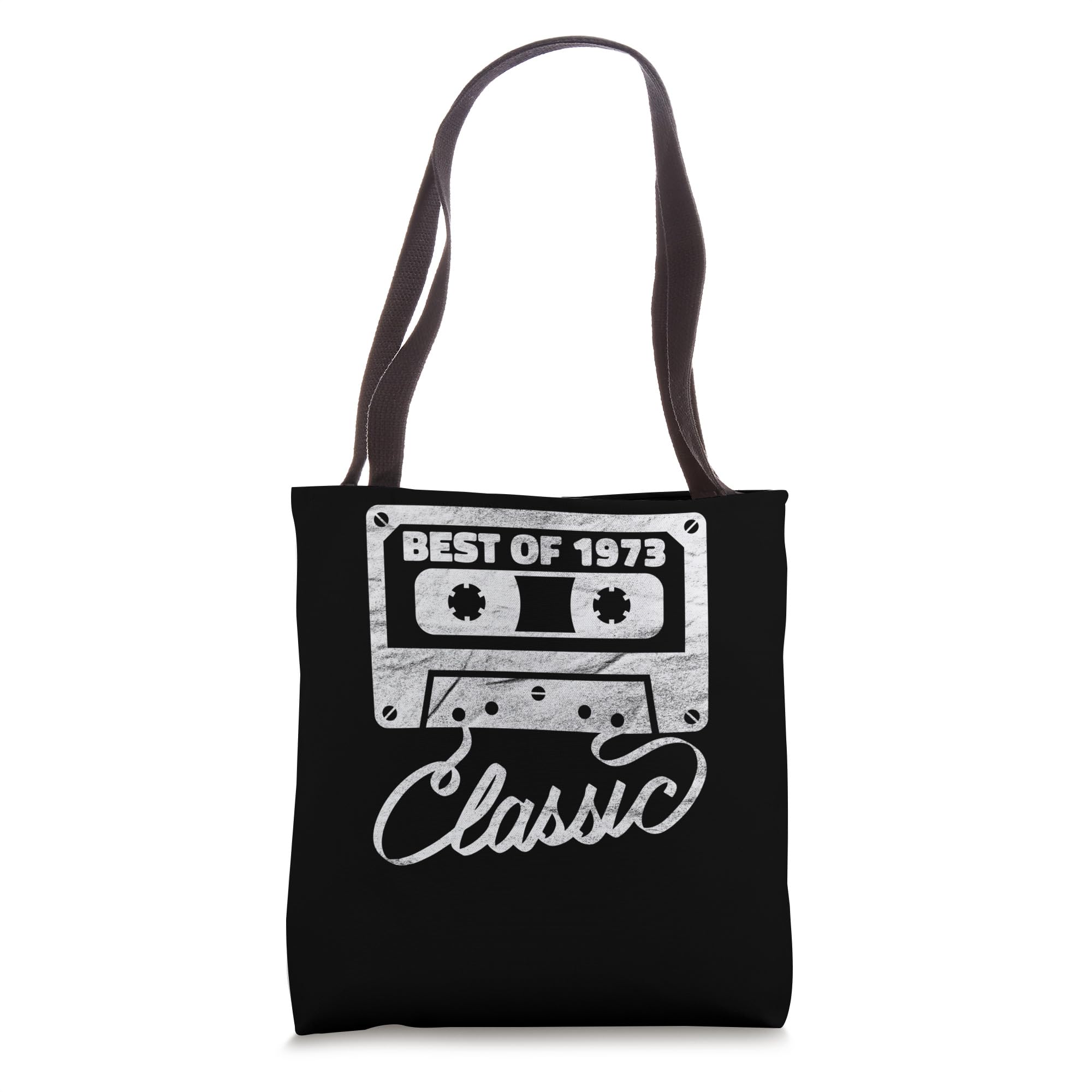 Vintage 1973 Limited Edition Cassette Tape 50th Birthday Tote Bag