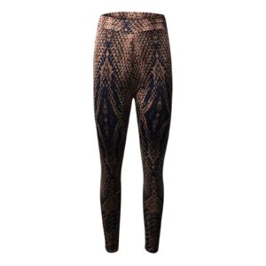 snakeskin leggings for women v crossover high waist tummy control yoga pants printed workout stretchy novelty leggings