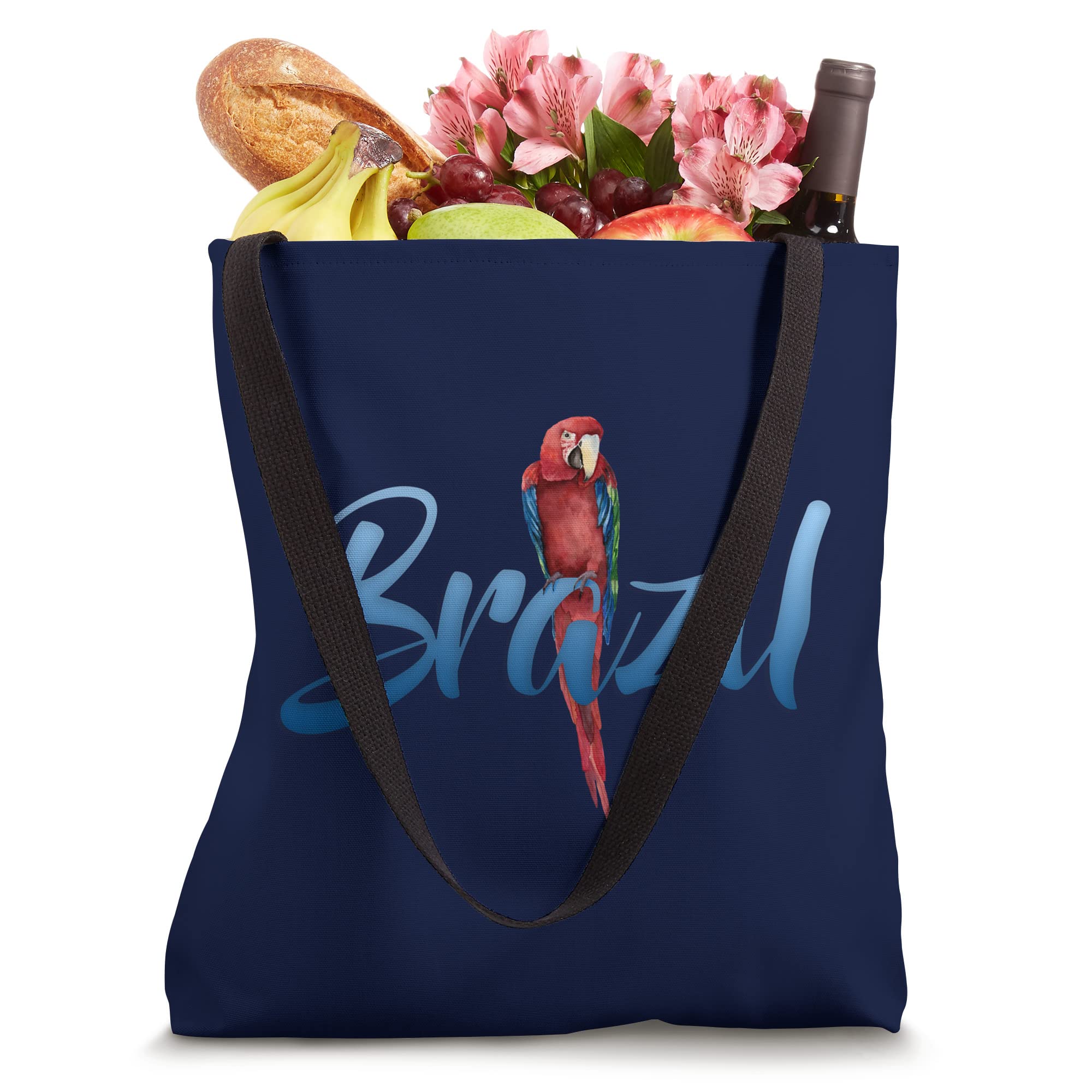 Brazil Scarlet Macaw Parrot Ornithologist Animal Lover Tote Bag