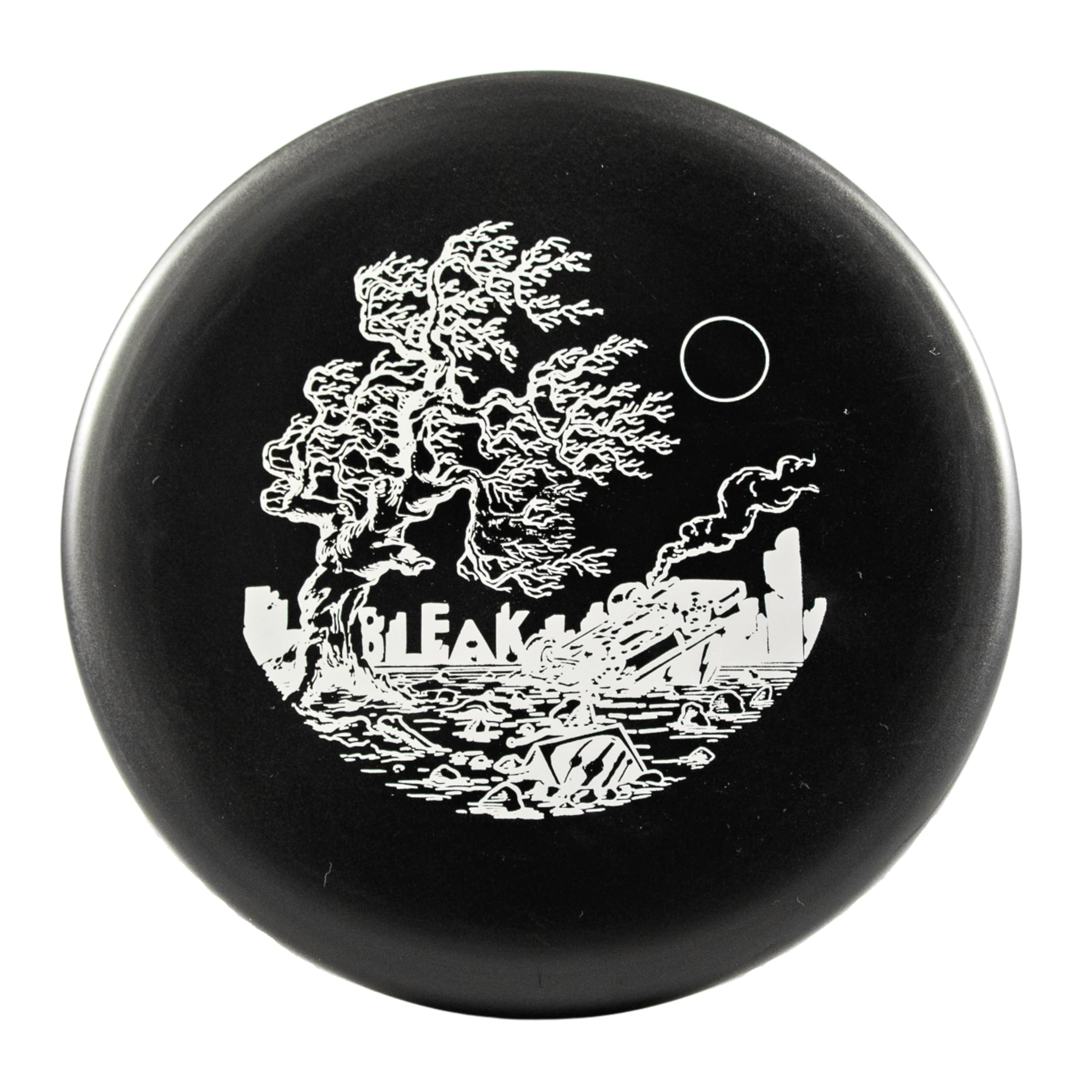 DOOMSDAY DISCS Bleak Disc Golf Straight Putter in Ration Plastic (Black)