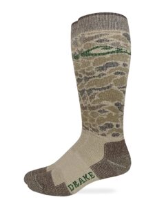 drake mens old school camo heavyweight merino wool tall boot socks 1 pair pack (as1, alpha, m, regular, regular)