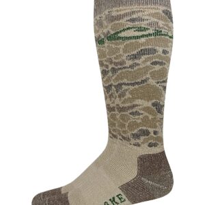 Drake Mens Old School Camo Heavyweight Merino Wool Tall Boot Socks 1 Pair Pack (as1, alpha, m, regular, regular)