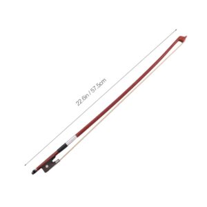 Vaguelly 1/4 Violin Bow With Horse Hair Light Weight Student Practice Violin Bow(Random Color)