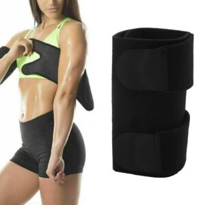 arm sleeve upper arm trimmer, biceps compression support brace adjustable strap arm support, sweat arm shaper wrap band for and sports workout