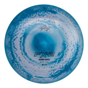 prodigy disc fx-2 air spectrum | lightweight disc golf fairway driver | overstable flight in all conditions | new swirly lightweight plastic | great beginner driver | colors may vary (150-159g)