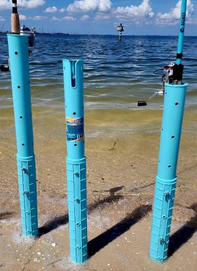 Adjustable Sand Spike Rod Holder-great for surf, bank, beach fishing, from 24" expand to 44"