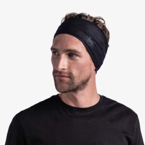 BUFF CoolNet UV Half Neck Gaitor, UPF 50 Sun Protection, Breathable, Cooling Bandana, Versatile, Quick Dry Face Mask, Airie Purple, Adult Size