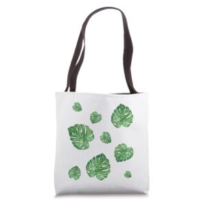 Monstera Plant tote Tote Bag