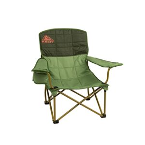 kelty lowdown camping chair – portable, folding chair for festivals, camping and beach days, dill