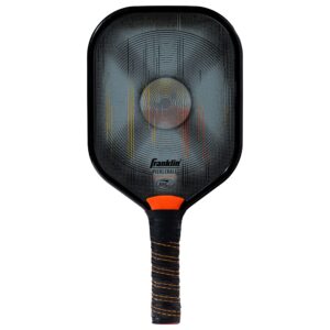 franklin sports pickleball paddles - aluminum pickleball paddle - usa pickleball (usap) approved tournament pickleball paddle - aluminum surface pickleball paddle - black