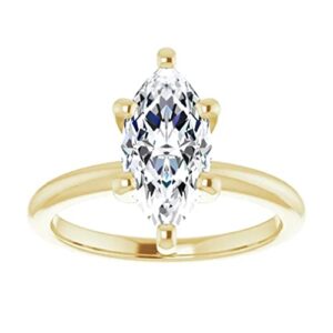 1.50 ct marquise cut vvs1 colorless moissanite engagement ring set, wedding/bridal ring set, sterling silver vintage antique anniversary best ring sets gift for wife