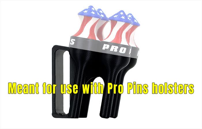 Pro Pins (4 Pack) - Archery Target Pins with Magnet Lock Technology | Best in Class Hold | Compatible with Pro Pin Holsters (Red)