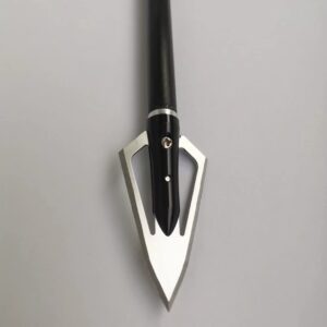 12pk hawkeye bow and arrow head, 100 grain hunting broadheads 2 blades for compound and recurve bow and crossbow bolts